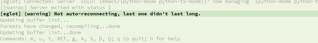 eglot 在 windows 上部分语言 如python connecting 错误的原因分析 Emacs general