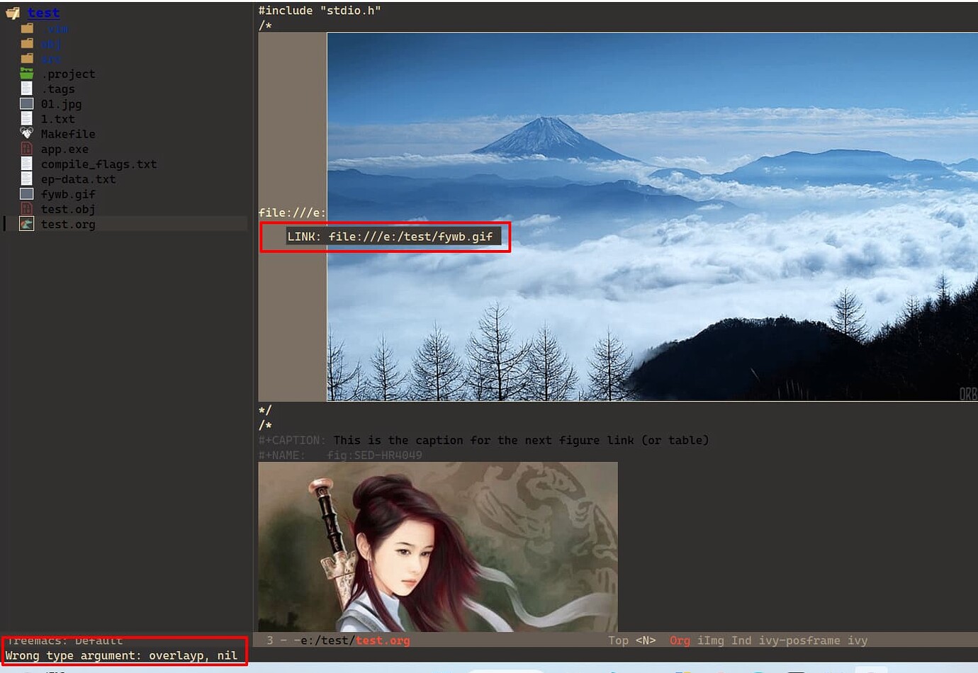 安装了在org的buffer播放内联gif的插件org inline anim但不能播放gif动图 Emacs general