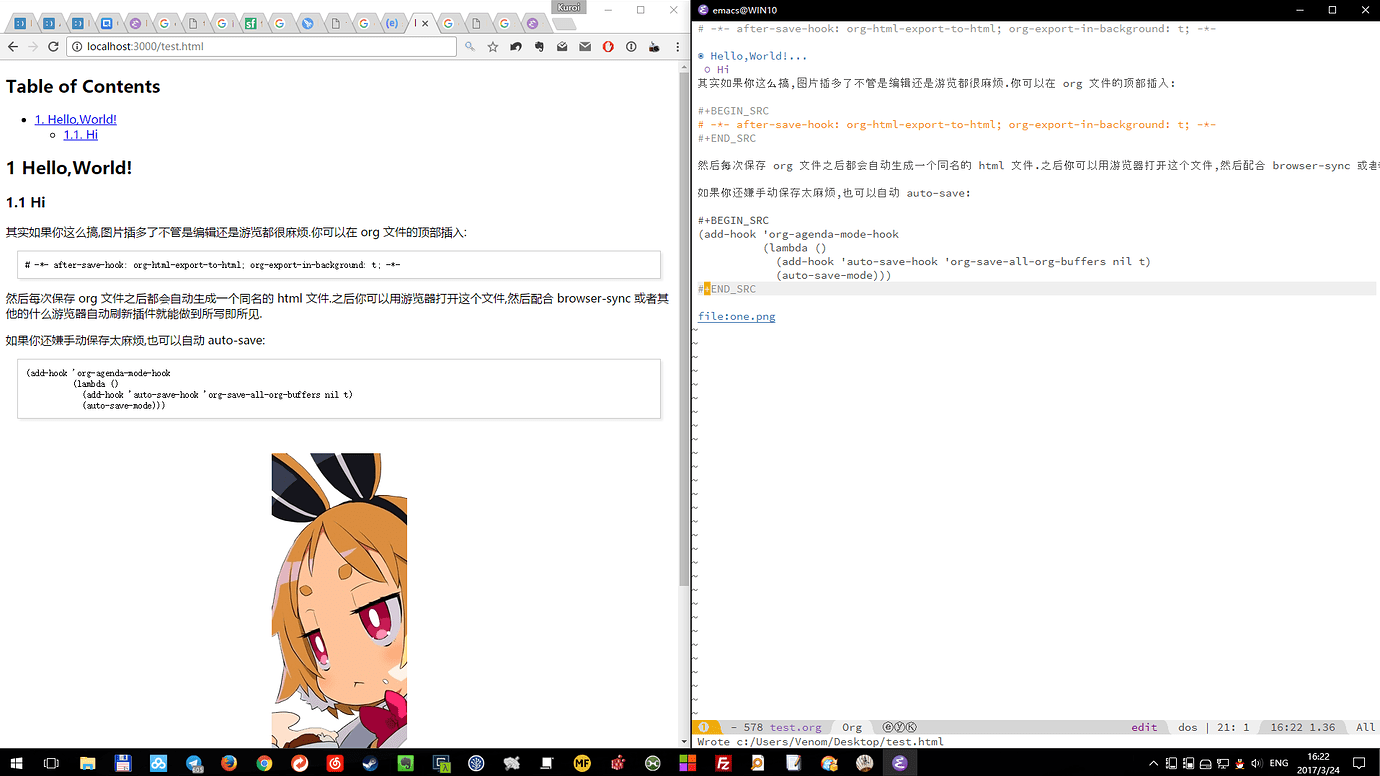 Emacs可以显示图片,但是org Mode中不能实现图文混排 Org Mode Emacs China