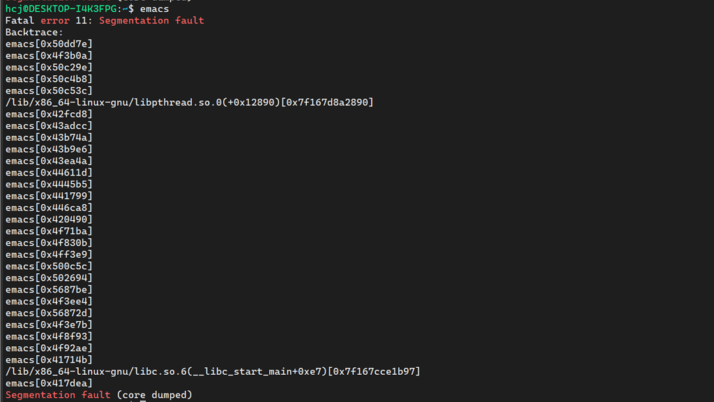 在windows平台下，使用mobaxterm链接wsl打开emacs闪退 - Emacs-general - Emacs China