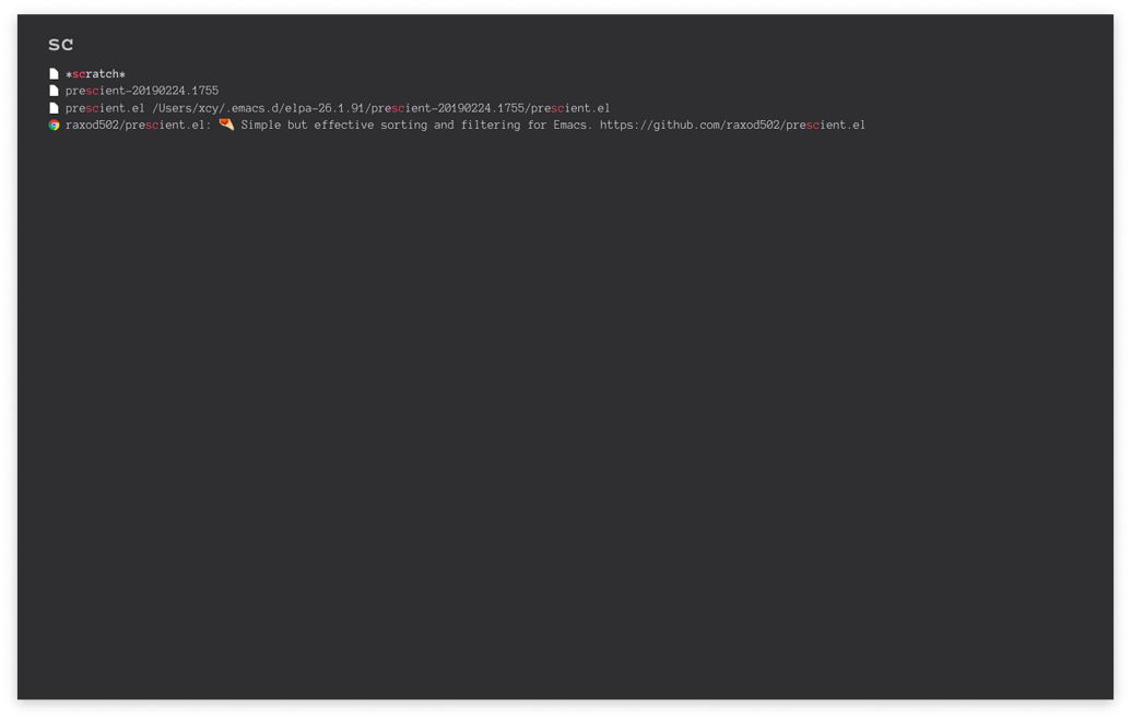 [Finda] 一个支持索引 Emacs Buffers 的 Mac Launcher - 闲聊灌水 - Emacs China