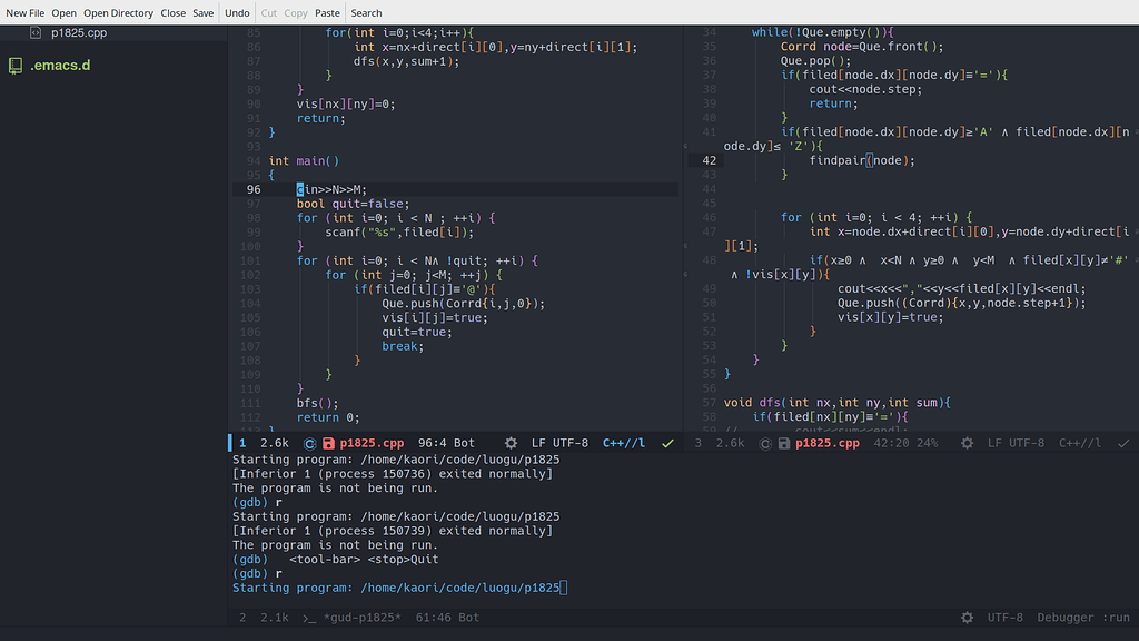 gud如何输入，以及gud和gdb，realgud的关系 - Emacs-general - Emacs China