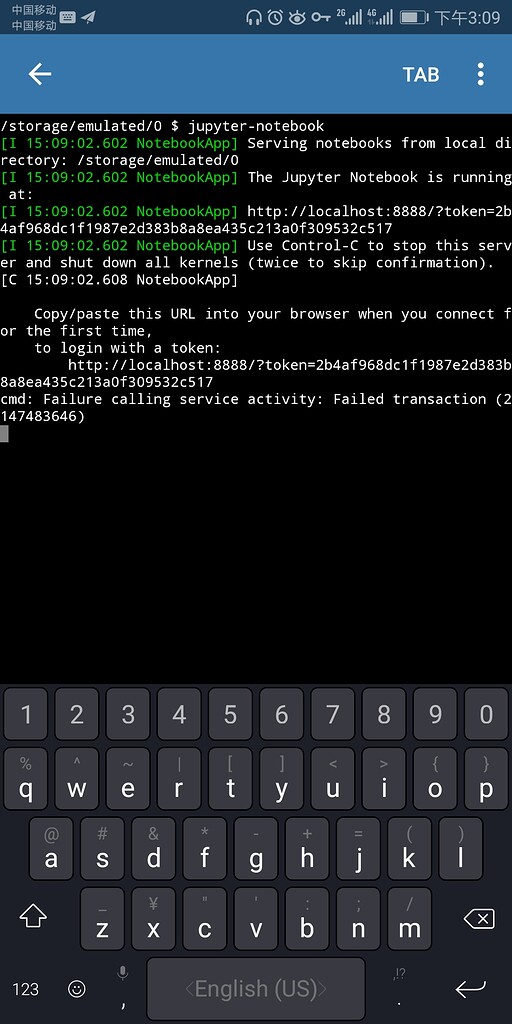 在安卓机上运行jupyter notebook失败 - 闲聊灌水 - Emacs China