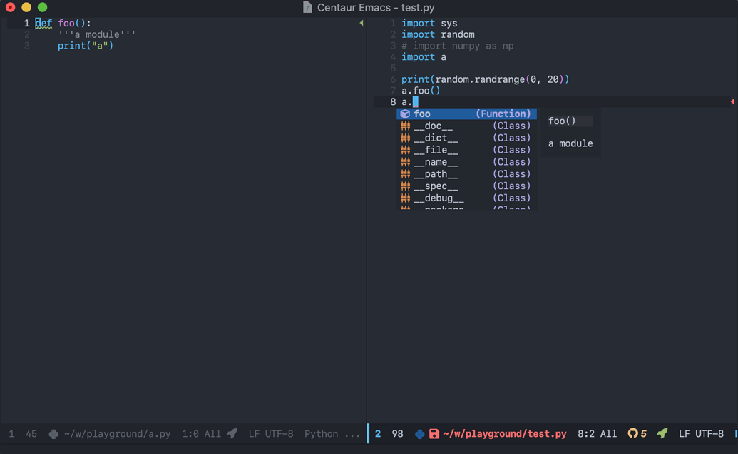 给 lsp-python-ms 添加了一点功能 - Emacs-general - Emacs China