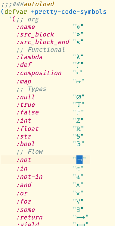 doom emacs pretty code symbols 显示不出来。 - Emacs-general - Emacs China doom emacs pretty code symbols 显示不出来。 - Emacs-general - Emacs China