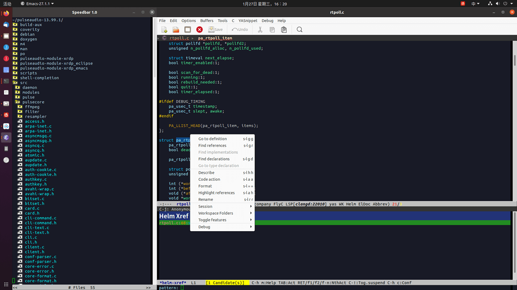 Lsp Mode 下，顶部breadcrumb 中文件名下的红线是啥意思？ Emacs General Emacs China