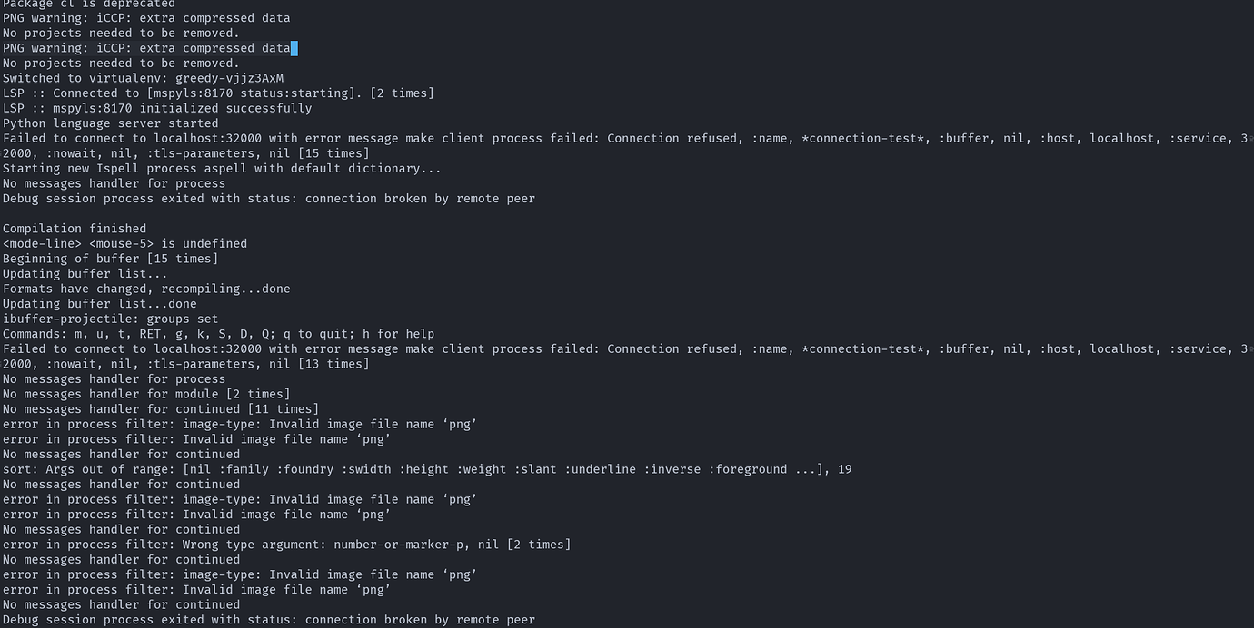 dap-mode 调试python 报错求助 - Emacs-general - Emacs China