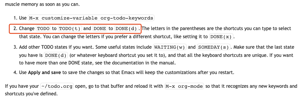 具体怎么customize Variable Org Todo Keywords？ Emacs General Emacs China 0692