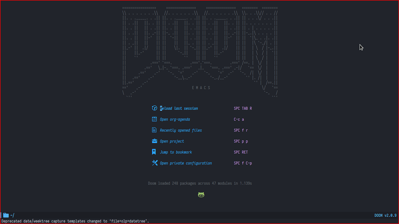 spacemacs->doom-emacs了，施工中 - Emacs-general - Emacs China