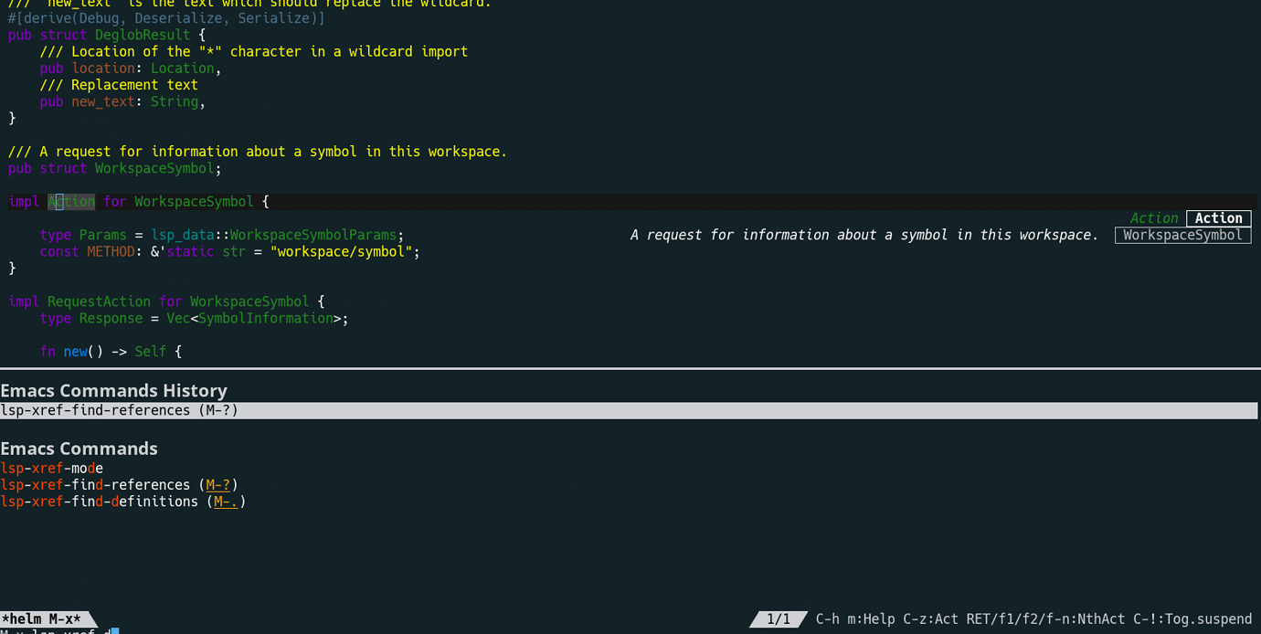 如下动态图,为什么我没有 lsp-xref-find-reference 这个函数 - Emacs-general - Emacs China 如下动态图,为什么我没有 lsp-xref-find-reference 这个函数 - Emacs-general - Emacs China
