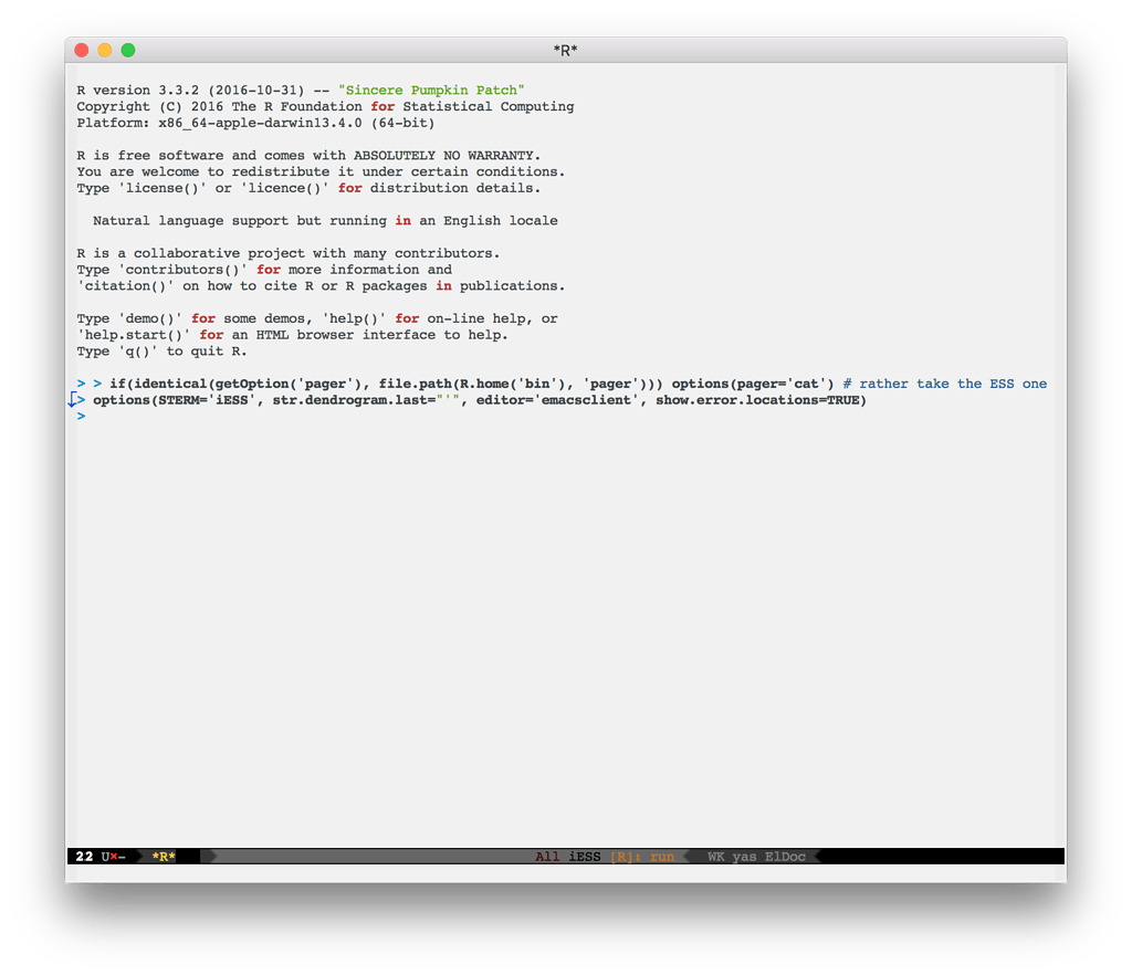 ESS 配置问题 - Emacs-general - Emacs China