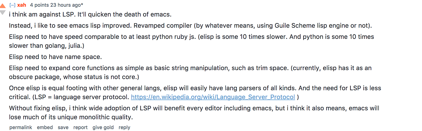 Richard Stallman 支持 Language Server Protocol 整合到 Emacs 中 - 闲聊灌水 - Emacs China