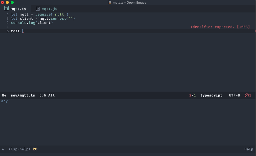 如何配置lsp-mode＋typescript＋node.js的补全和文档？ - Emacs-general - Emacs China