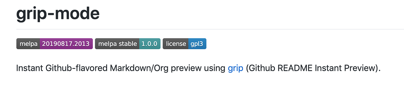 Markdown/Org 实时预览插件：grip-mode - 第 2 页 - Emacs-general - Emacs China