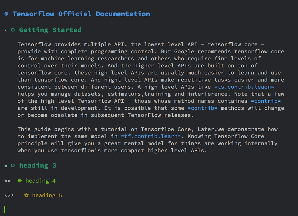 怎么去掉 orgmode bullet 图标前的星号 * - Org-mode - Emacs China