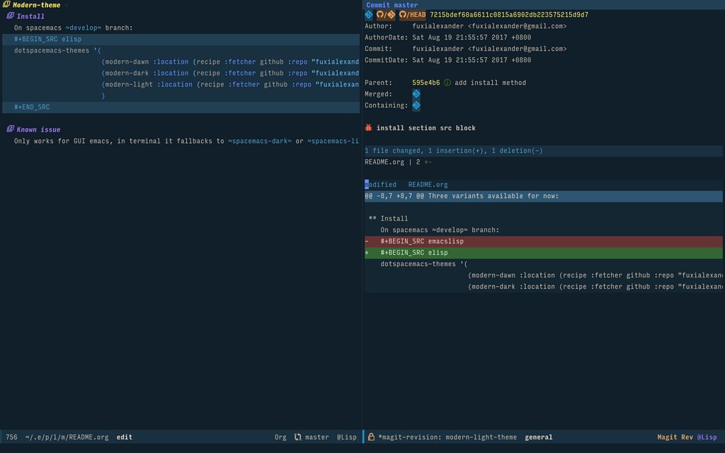 modern-theme 加入新配色 - Emacs-general - Emacs China
