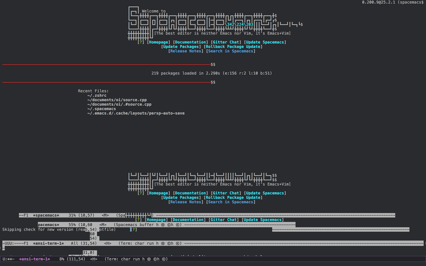 Spacemacs in Spacemacs in Spacemacs in ... - 闲聊灌水 - Emacs China