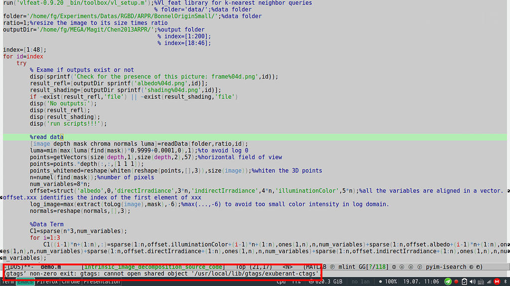 spacemacs 使用 ggtags出现错误 - Spacemacs - Emacs China