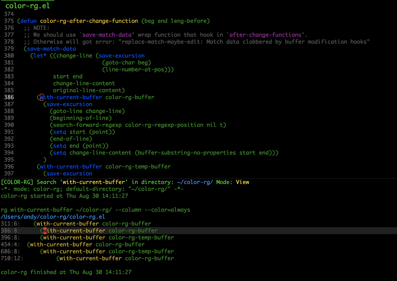 基于 ripgrep 的代码搜索和重构工具 - Emacs-Lisp - Emacs China