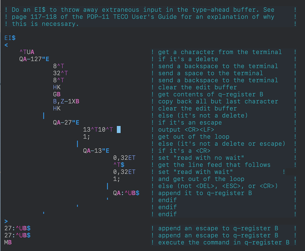 没有什么用的功能: TECO 高亮 - Emacs-general - Emacs China