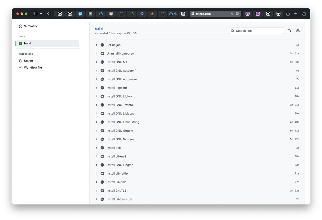 用 GitHub Actions 每日于 macOS 构建的静态链接外部依赖的 Emacs - Emacs-general - Emacs China