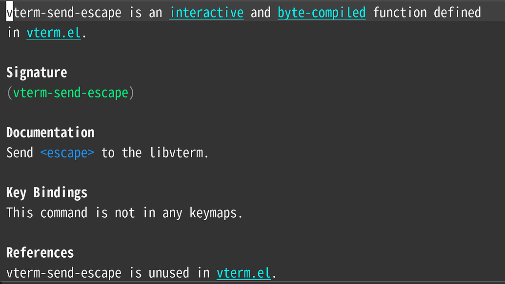 在doomemacs的vterm里使用vim(已经启用evil-mode),怎样退出编辑返回shell? - Emacs-general ... 在doomemacs的vterm里使用vim(已经启用evil-mode),怎样退出编辑返回shell? - Emacs-general ...