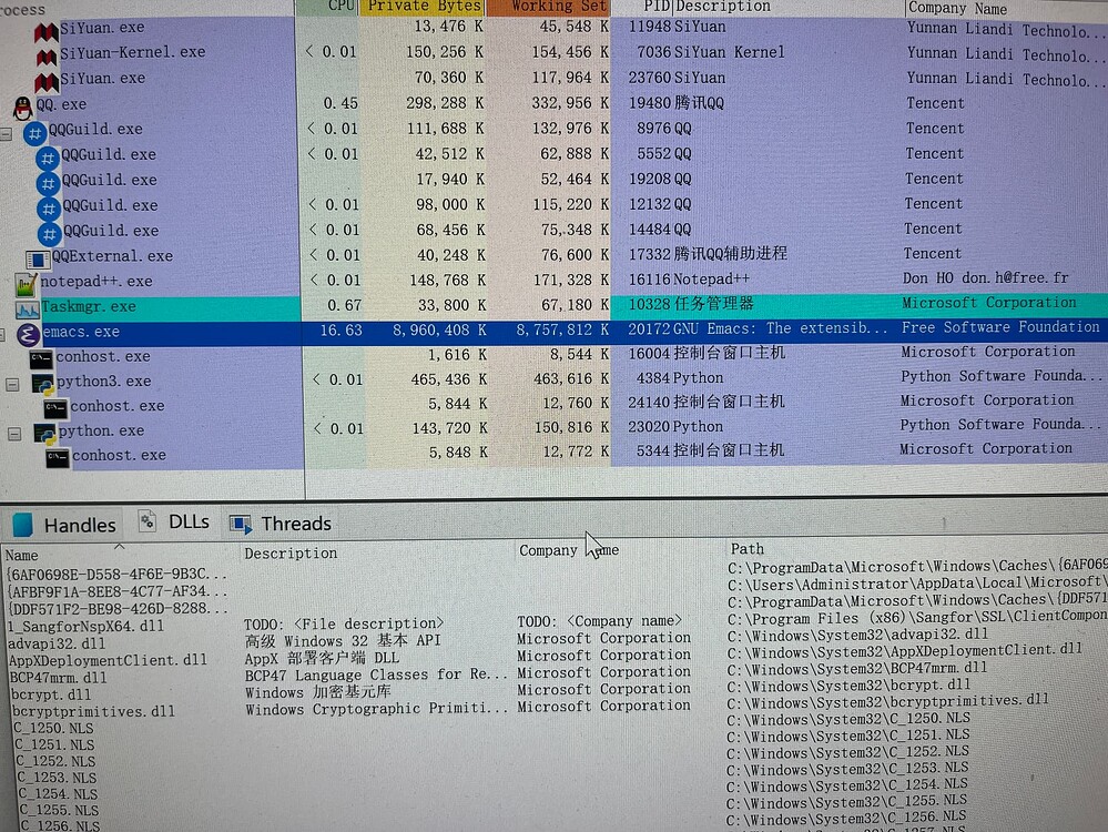 mimalloc结合emacs确实提升了windows上的使用体验(应该没啥用) - Emacs-general - Emacs China