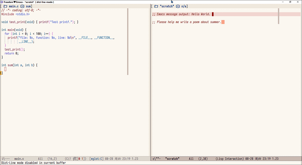 [New Package] `gptel-watch` 观察用户使用 AI 意图, 快速生成内容的 AI 助手. - Emacs-general - Emacs China