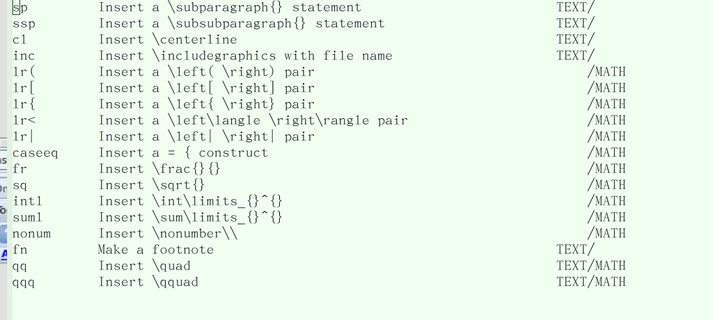 cdlatex里/TEXT和/MATH的区别 - Org-mode - Emacs China
