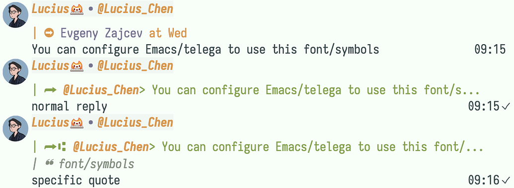（分享）telega 的一些自定义 - Emacs-general - Emacs China