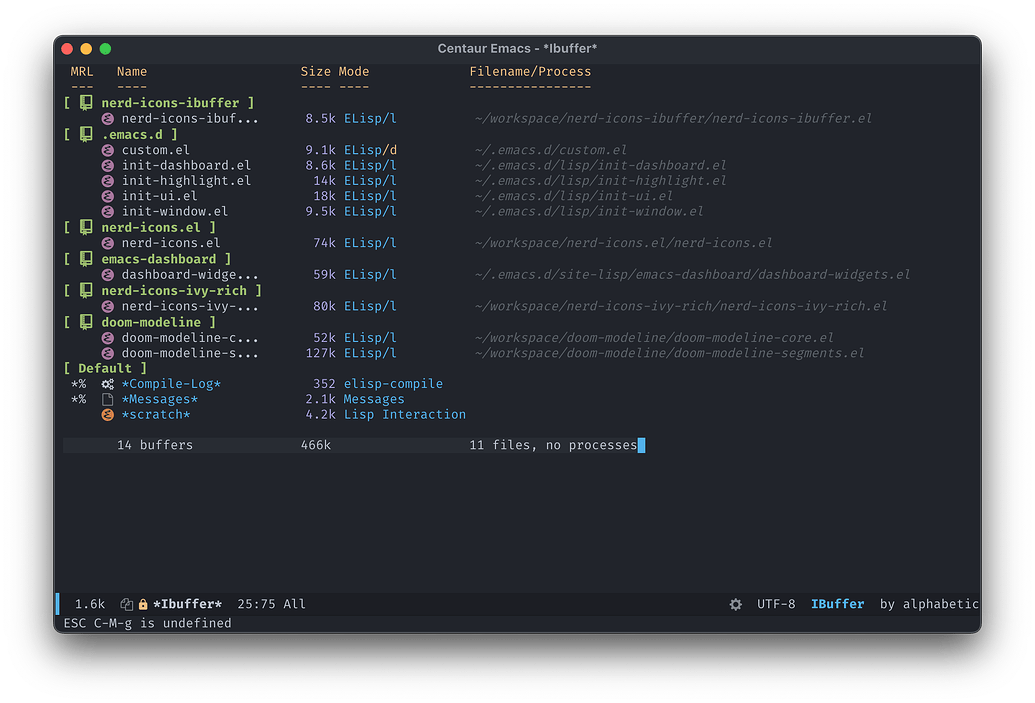 doom-modeline 支持nerd图标 - Emacs-general - Emacs China