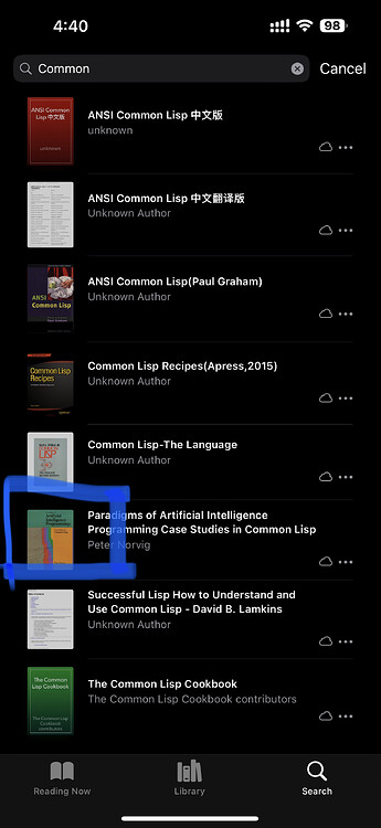推荐给大家一本 Common Lisp 的入门级教材,common Lisp An Interactive Approach 闲聊灌水