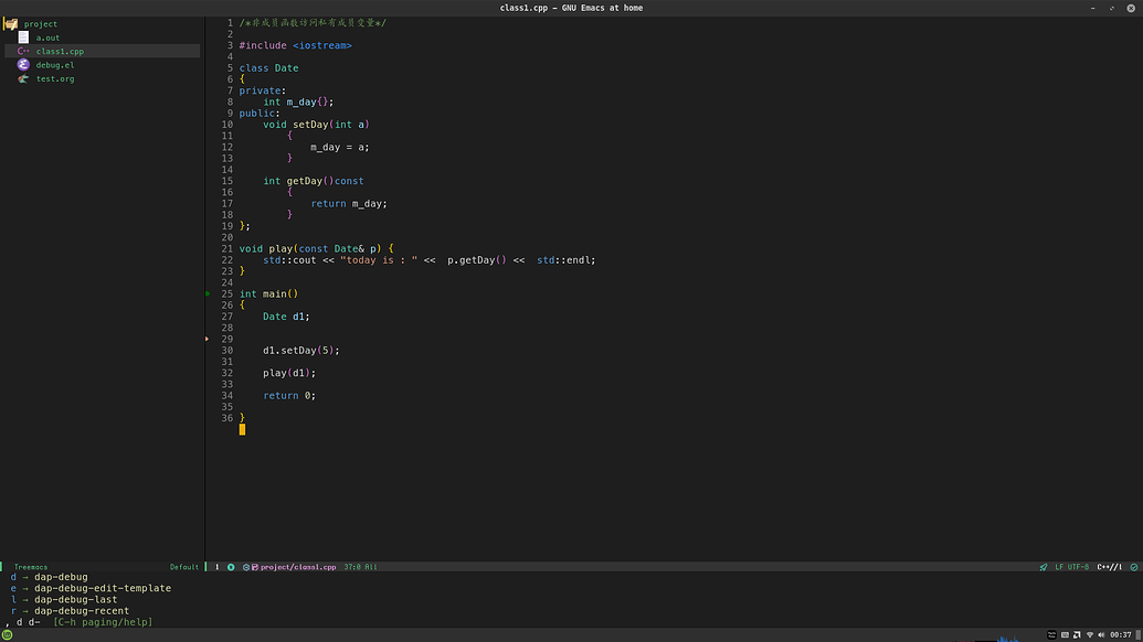Spacemacs C Dap With Lldb Vscode Spacemacs Emacs China
