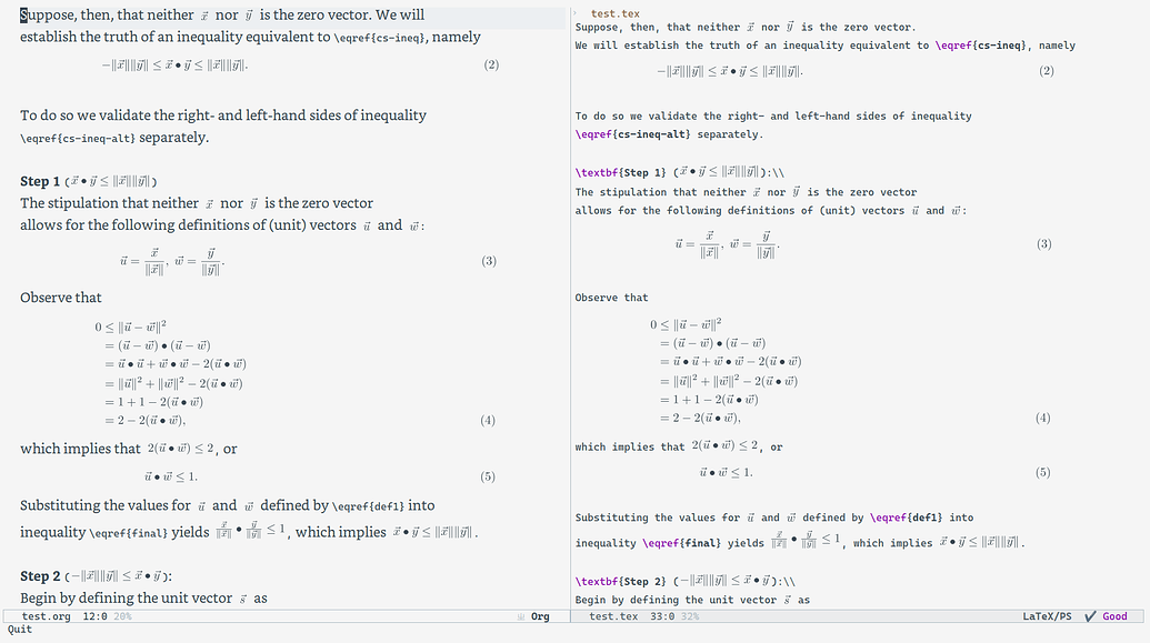 【分享】在 org-mode 和 latex-mode 中美化公式预览 - Org-mode - Emacs China