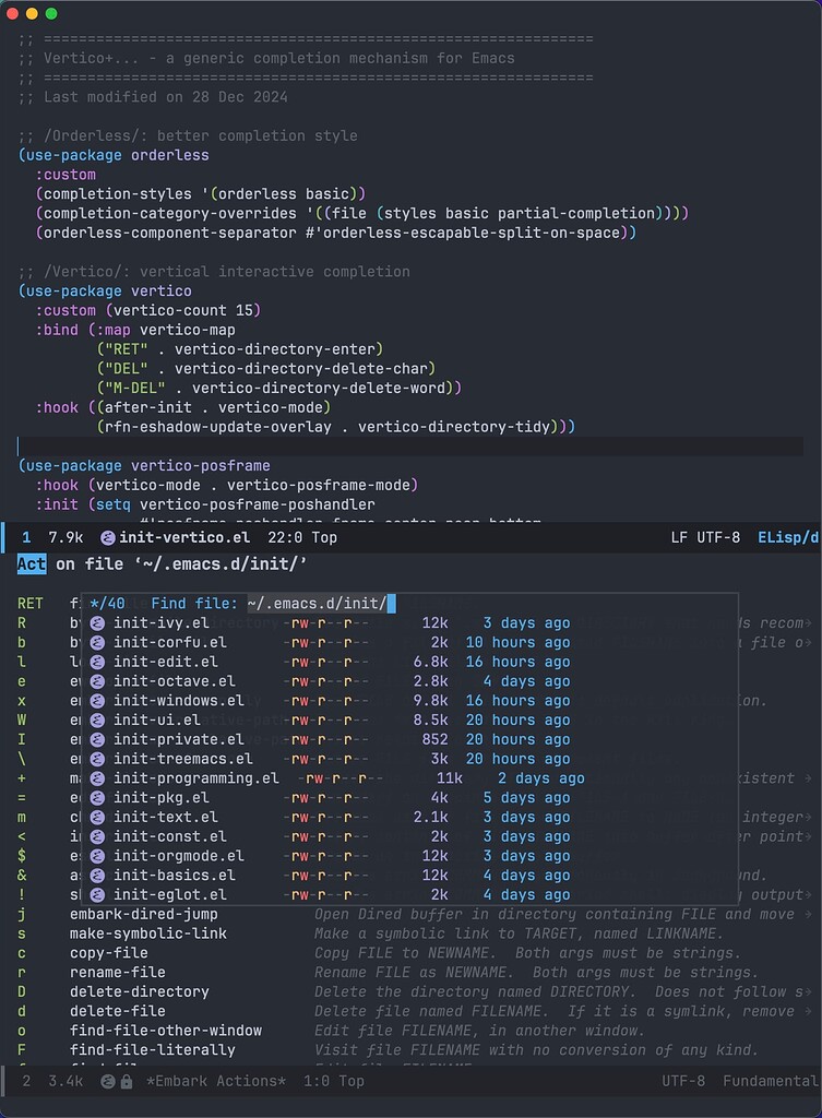 对于Vertico-posframe遮挡embark的弹出buffer大家有什么解决或规避办法不？ - Emacs-general - Emacs China