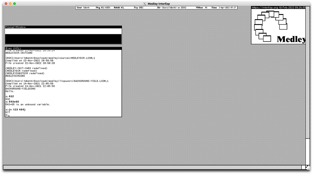 正宗的 InterLisp 体验 - 闲聊灌水 - Emacs China 正宗的 InterLisp 体验 - 闲聊灌水 - Emacs China