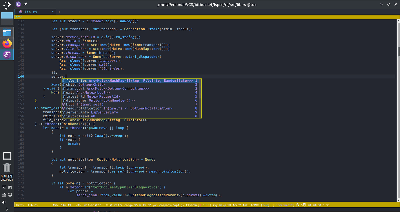 lspce - rust实现的LSP客户端 - Emacs-general - Emacs China