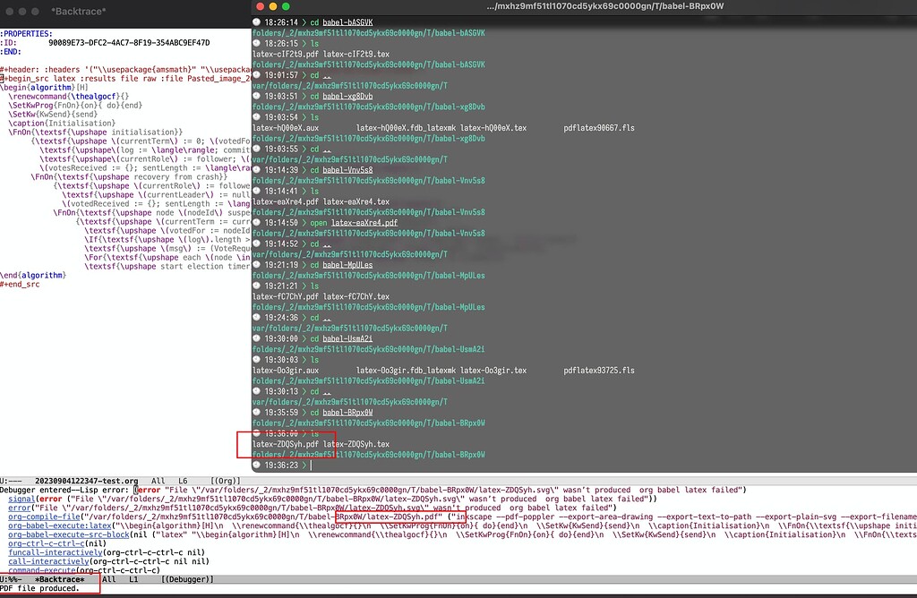 org latex babel 执行后已实际生成的 PDF，但inkscape 找不到。 - Org-mode - Emacs China