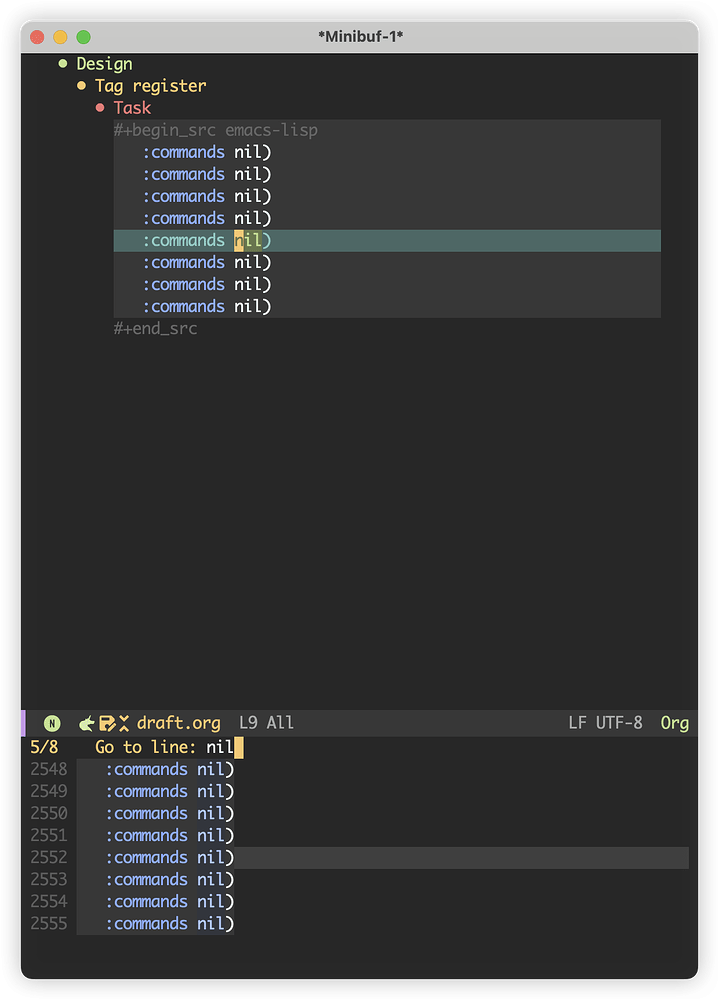 Consult-line如何定位到invisible org heading里的内容 - Org-mode - Emacs China