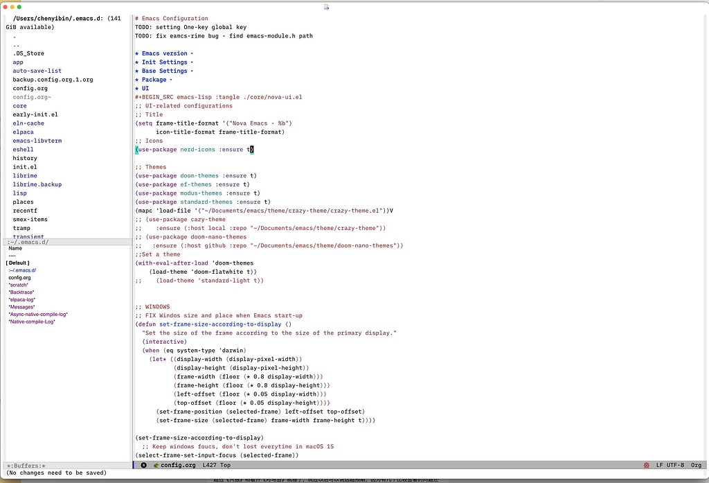 dired-sidebar 和 buffer-sidebar 看上去不错 - Emacs-general - Emacs China