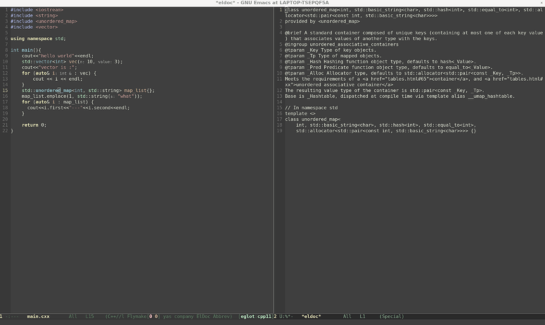 关于eldoc如何显示更漂亮的注释 - Emacs-general - Emacs China