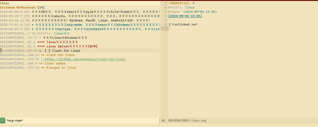 让Org-Roam支持中文unlinked-reference-section - Org-mode - Emacs China