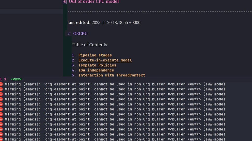 Org mode 今年 8 月的 patch 可能导致相关特性没法在非 org buffer 中使用吗？ - Emacs-general - Emacs China