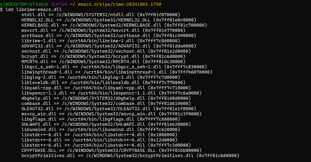 windows 下的 master emacs 无法加载 rime 的动态链接库 - Emacs-general - Emacs China