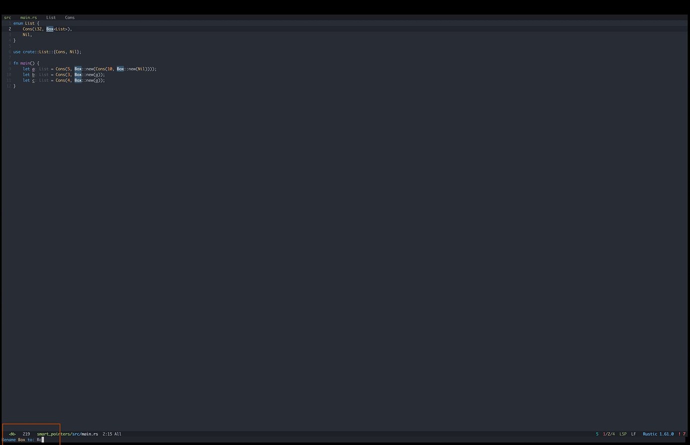 使用lsp Rename修改rust项目中rust自带函数时，会导致lsp尝试修改rustuptoolchains下相关源码。 Programming Emacs China 3271
