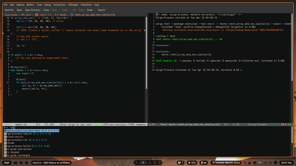 如何在终端下运行单个test？ - Emacs-general - Emacs China