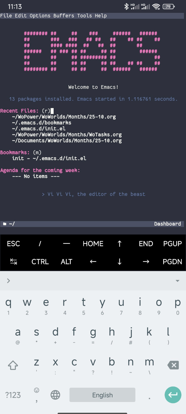 在安卓的Termux上使用emacs - Emacs-general - Emacs China