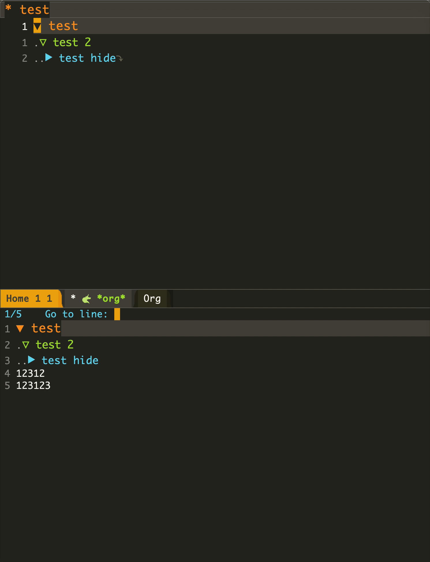 Consult-line如何定位到invisible org heading里的内容 - Org-mode - Emacs China