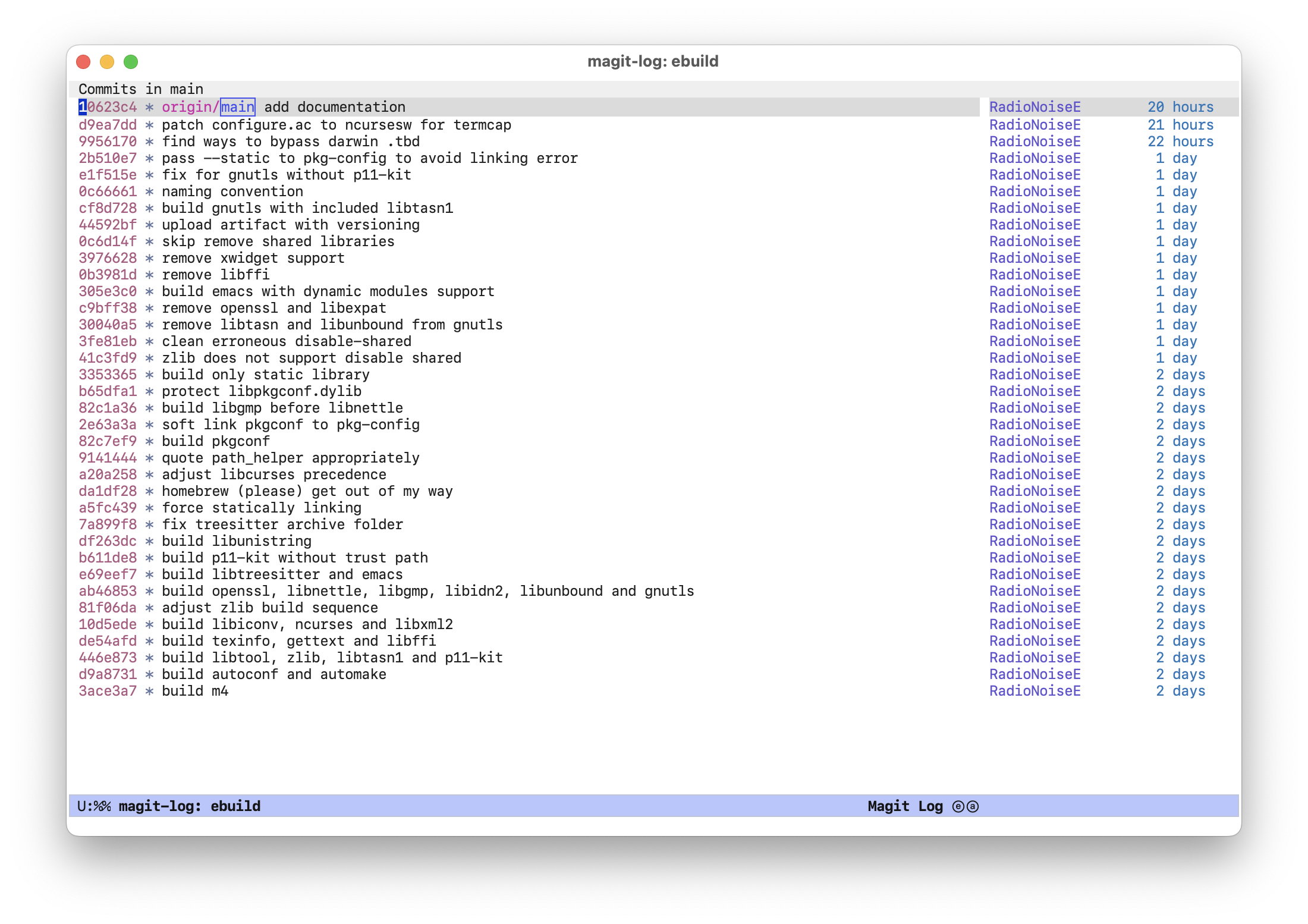 用 GitHub Actions 每日于 macOS 构建的静态链接外部依赖的 Emacs - Emacs-general - Emacs China