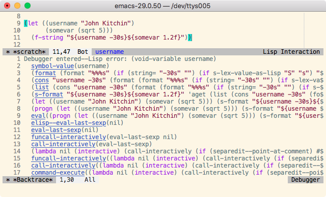 Elisp C Fmt Rust Format Emacs Lisp Emacs 